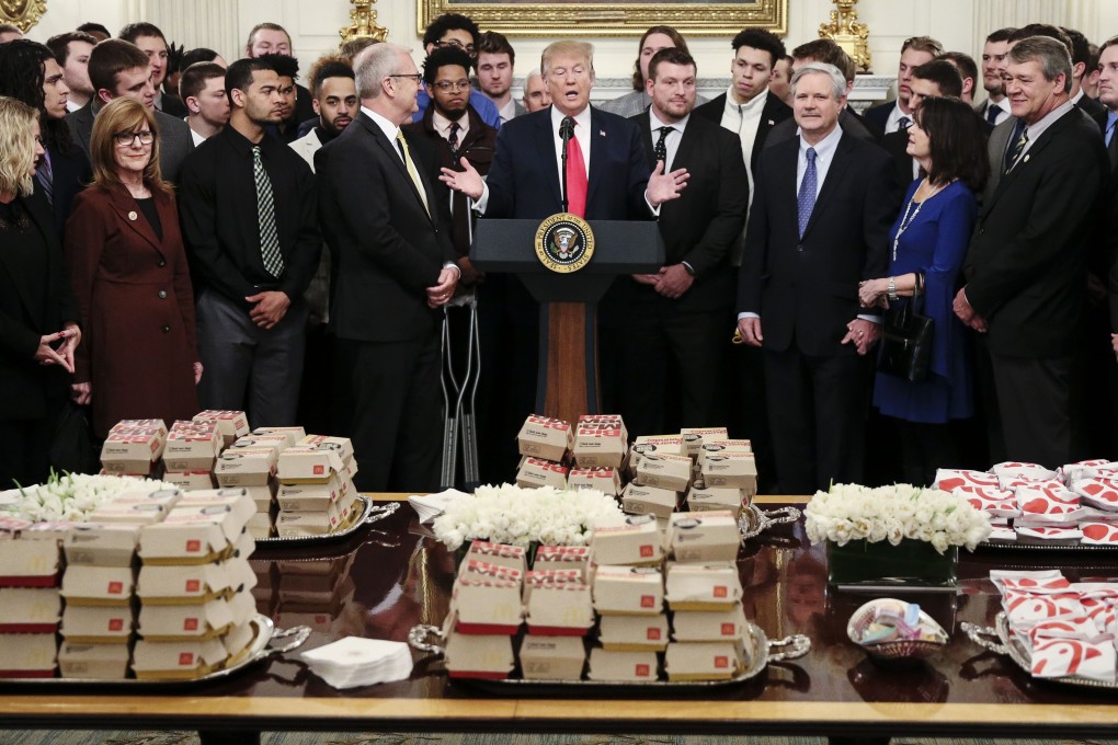 Junk food-loving Donald Trump serves up McDonald’s on silver platters ...