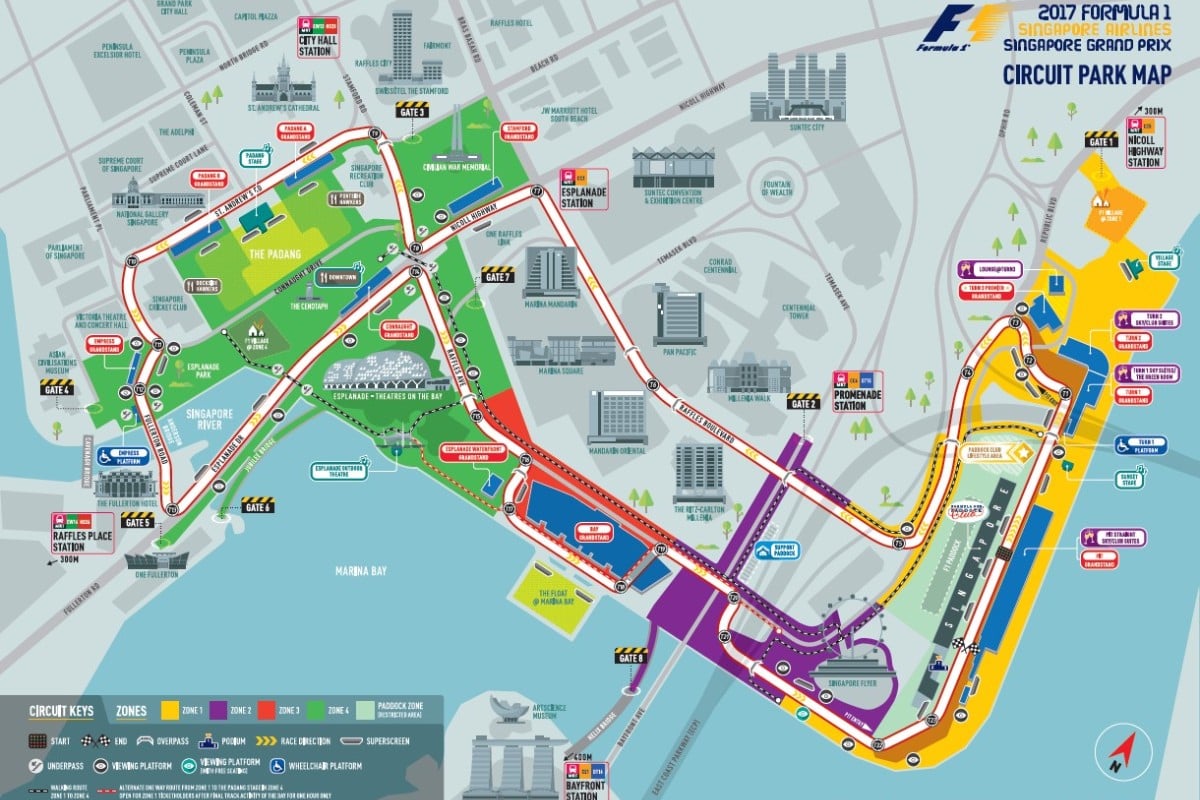 Singapore F1 Grand Prix circuit guide | South China Morning Post