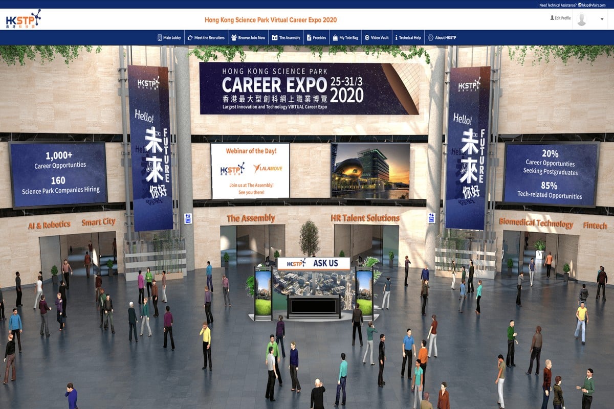 Science Park Virtual Career Expo Putting Hong Kong on…