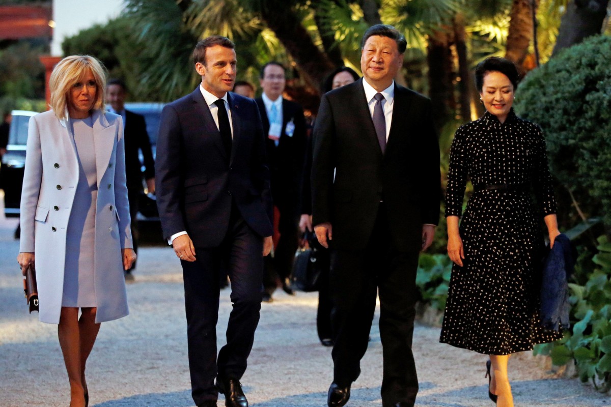 Chinese President Xi Jinping meets French President Emmanuel Macron ... Chinese President Xi Jinping meets French President Emmanuel Macron ...