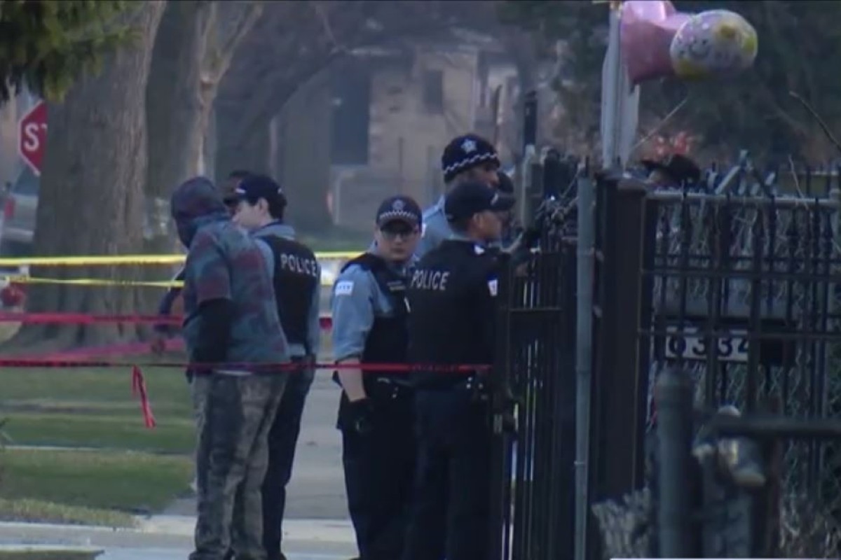 Two children shot after gunmen open fire on packed baby shower outside ...