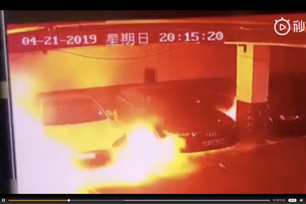 Tesla Model S Explodes In Chinese Car Park Prompting Investigation As