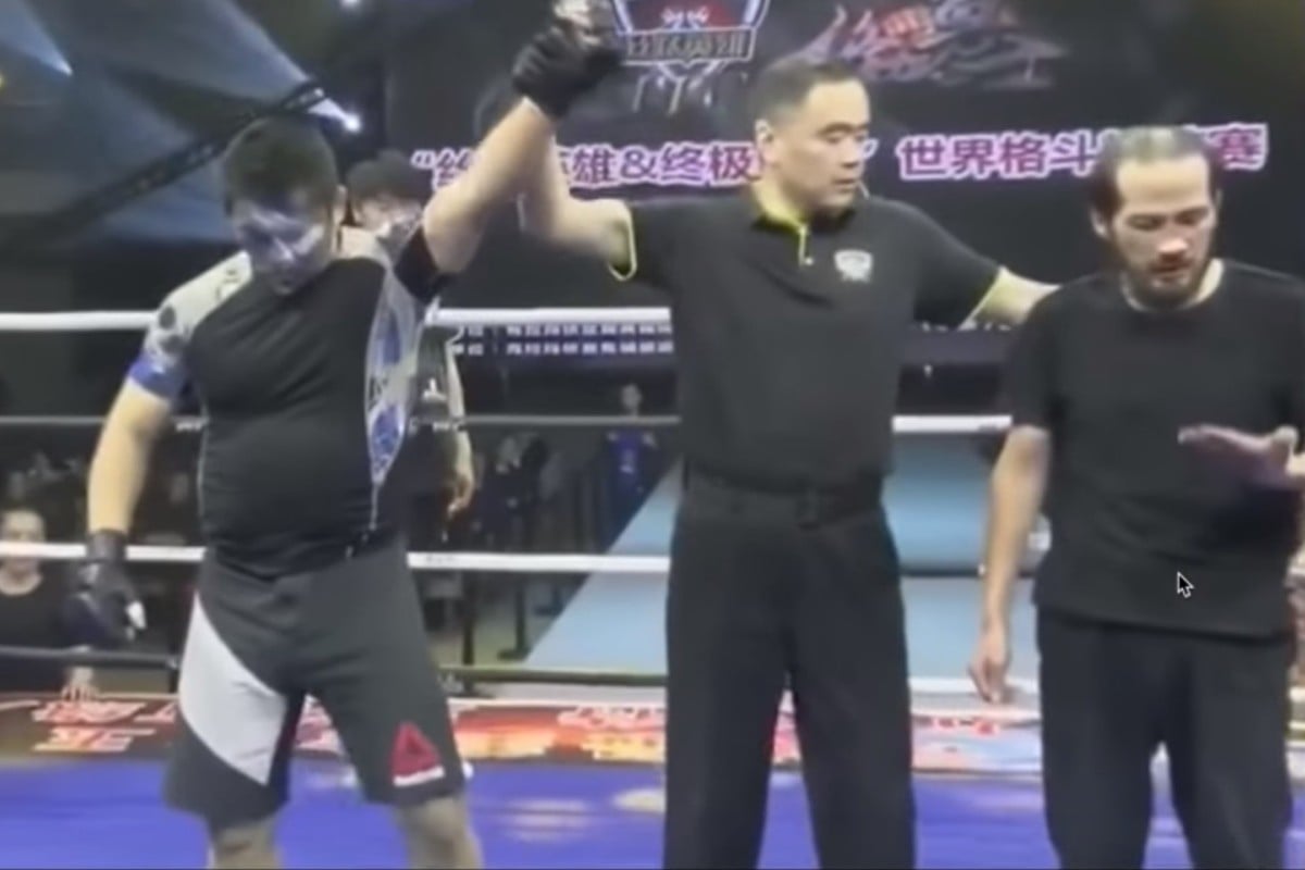 Chinese Mma Fighter Xu Xiaodong Breaks Balding Wing Chun Master S Nose