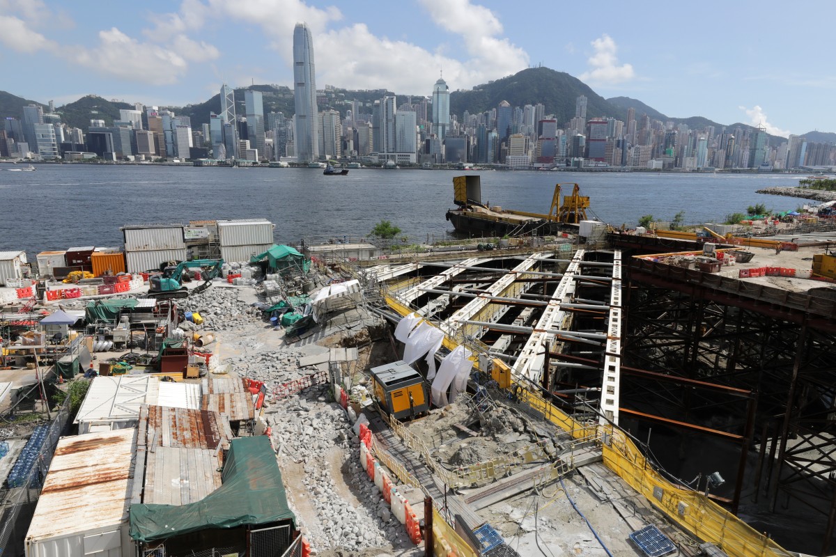 Flooding at construction site of Hong Kong’s troubled West Kowloon ...