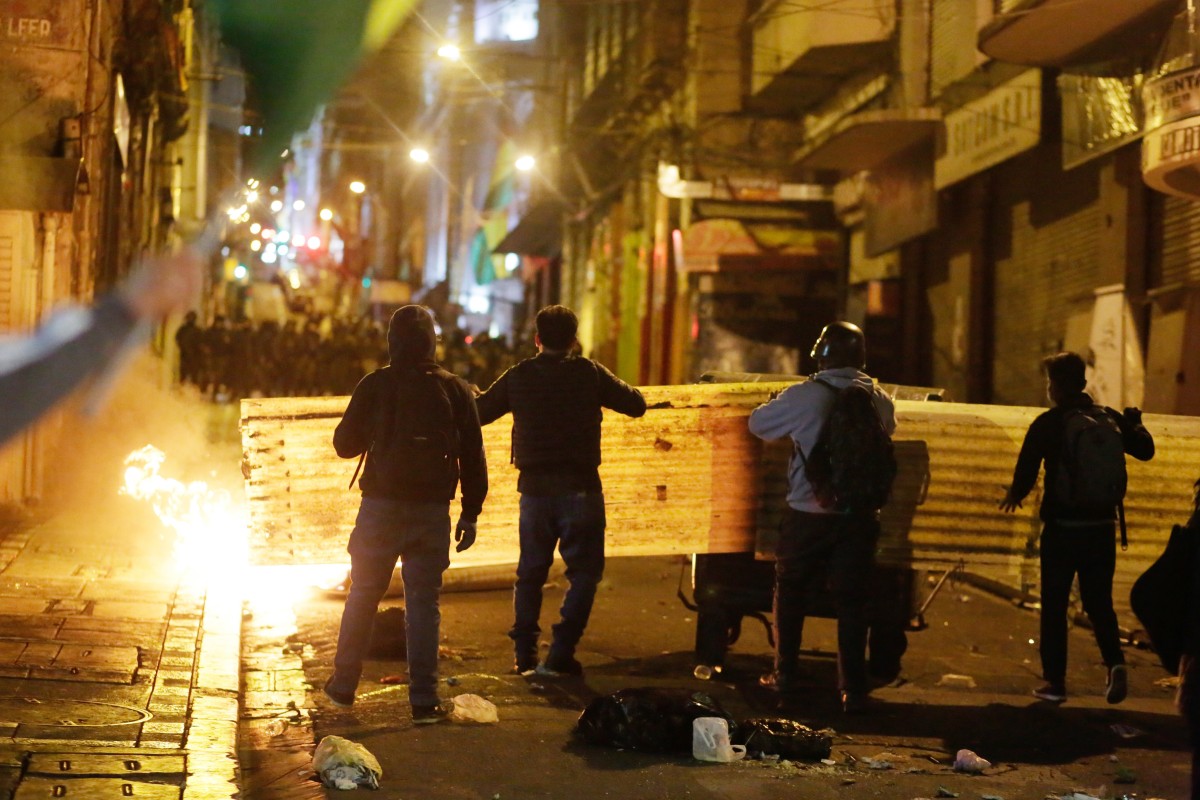 Election violence erupts near Bolivia’s presidential palace | South ...
