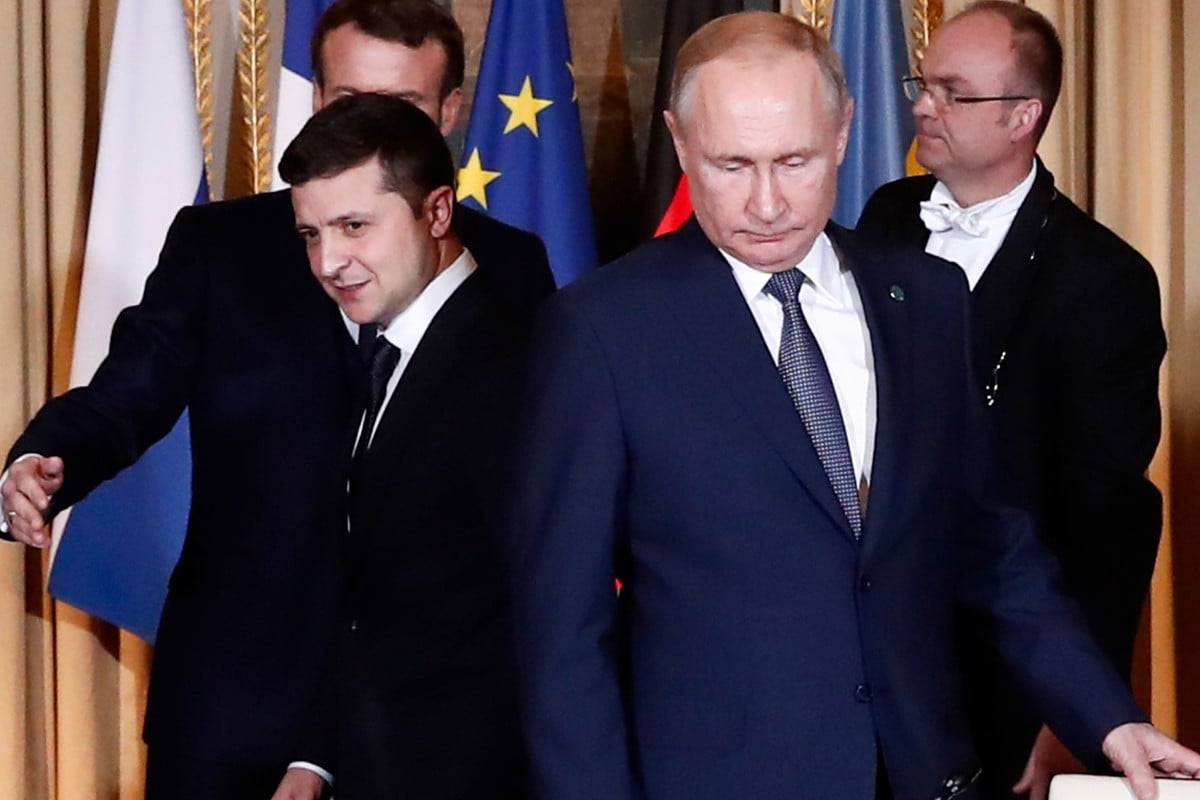 Vladimir Putin Volodymyr Zelensky Meet For The First Time In Aim To vladimir-putin-volodymyr-zelensky-meet-for-the-first-time-in-aim-to