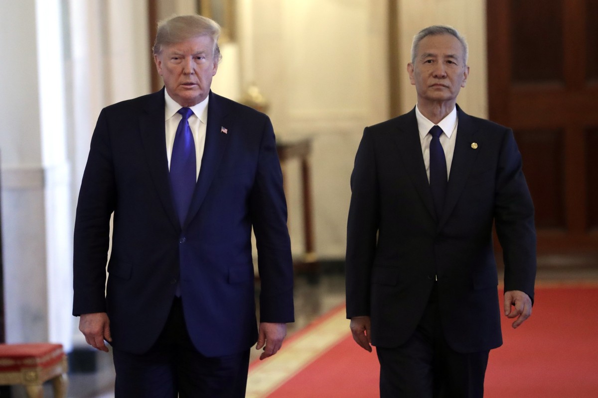 Watch As Donald Trump And Liu He Sign Phase One Trade War Deal In White