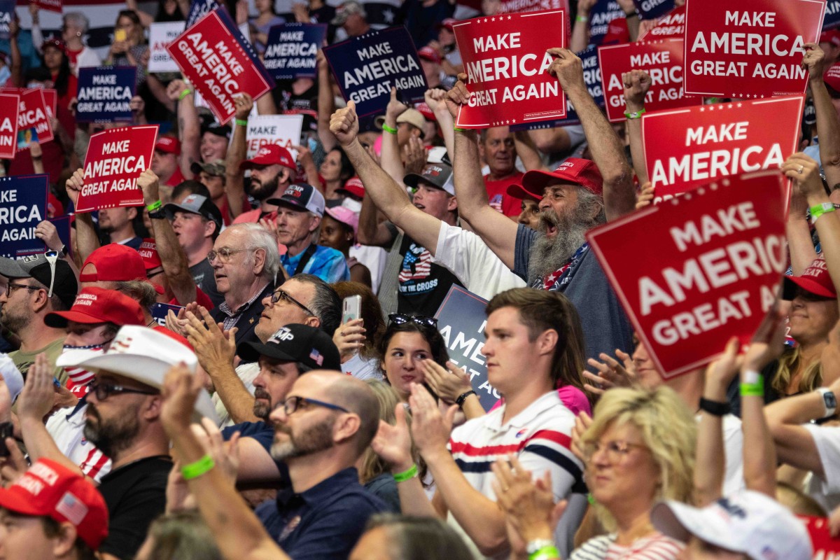 Coronavirus: masks ‘strongly encouraged’ at next Donald Trump rally ...