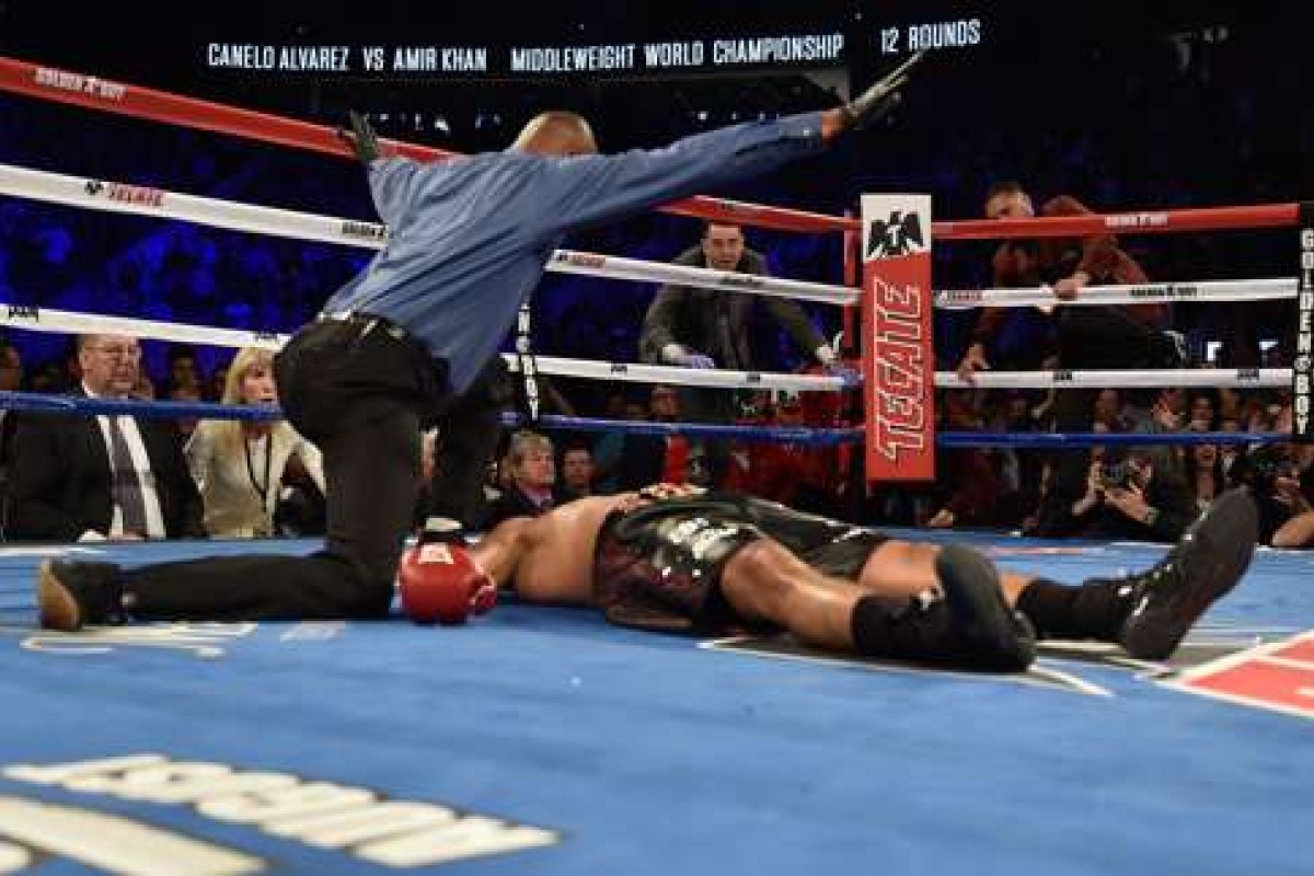 canelo knockout khan