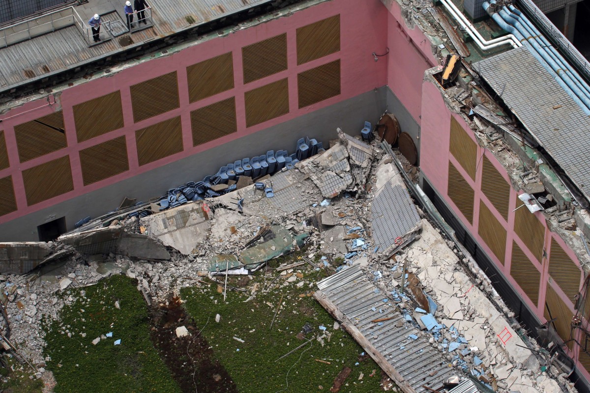City University roof collapse | South China Morning Post