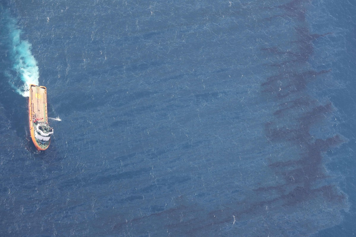 Sanchi tanker oil spill | South China Morning Post