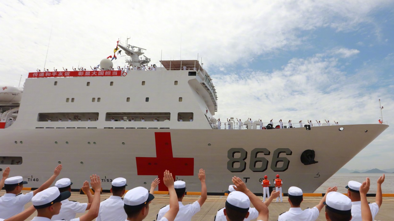 Chinese navy hospital ship heads to Pacific to show military’s ...