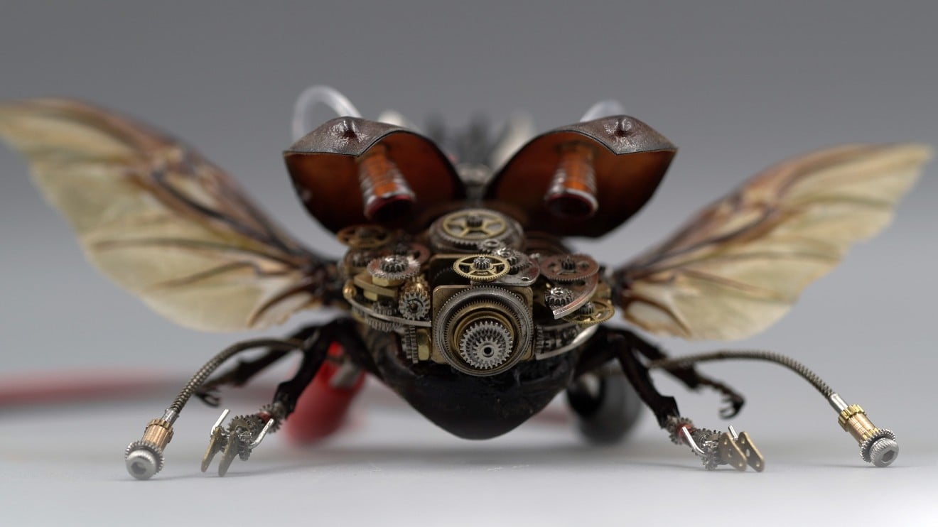 steampunk bugs art