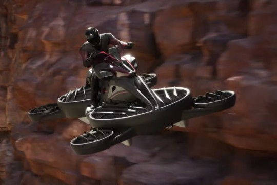 future flying motorcycle
