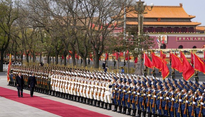 French President Emmanuel Macron Visits Beijing Meets Xi Jinping To