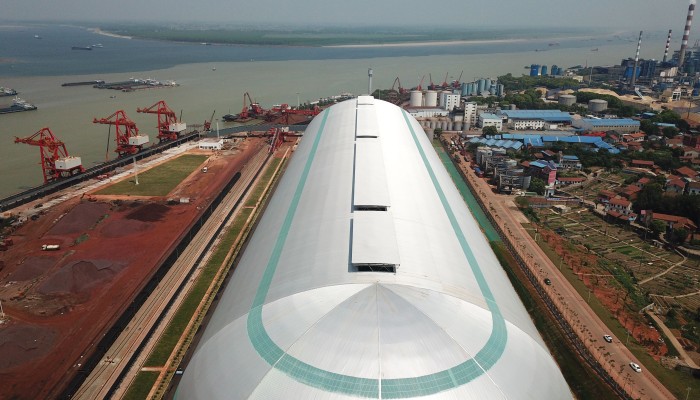 Enclosed cargo warehouse in China cuts pollution | South China Morning Post
