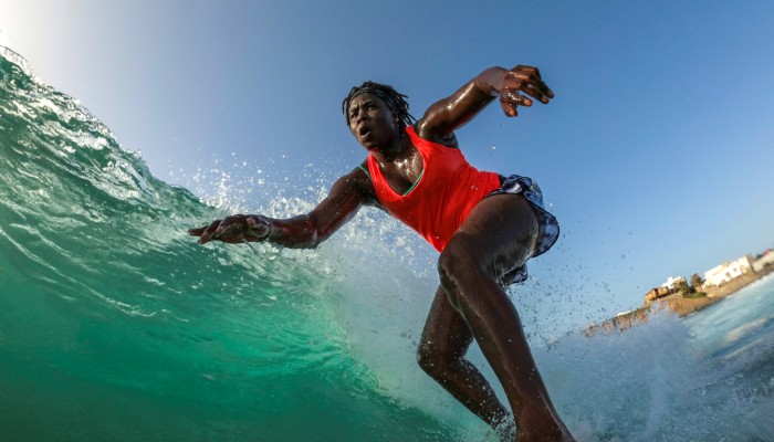 Senegal’s first female professional surfer inspires girls to take to ...