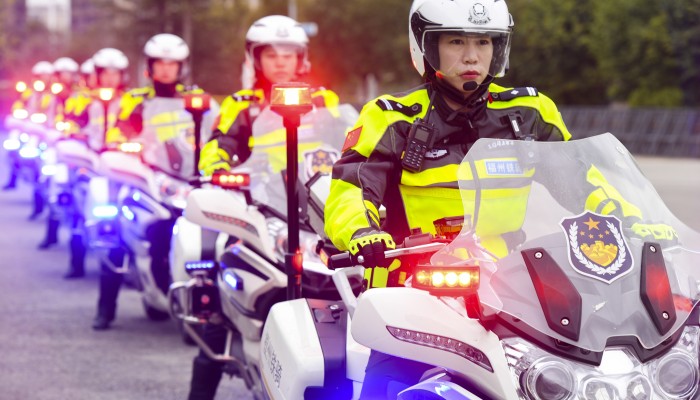 Chinese city Fuzhou welcomes its first all-women traffic police ...