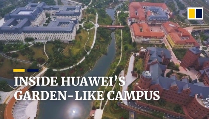 Inside Huawei’s lakeside campus that replicates 12 European cities ...
