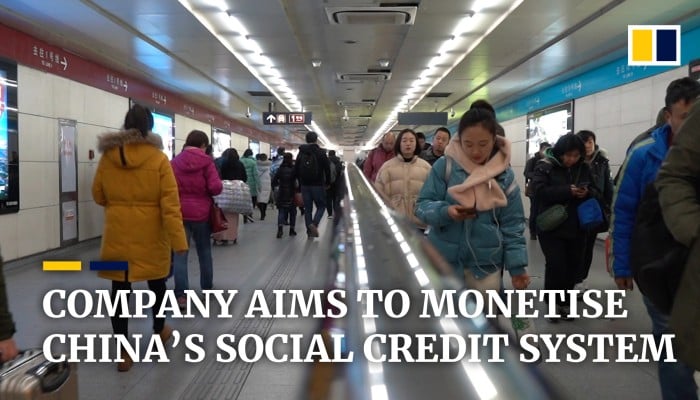 Company aims to monetise China’s social credit system | South China ...