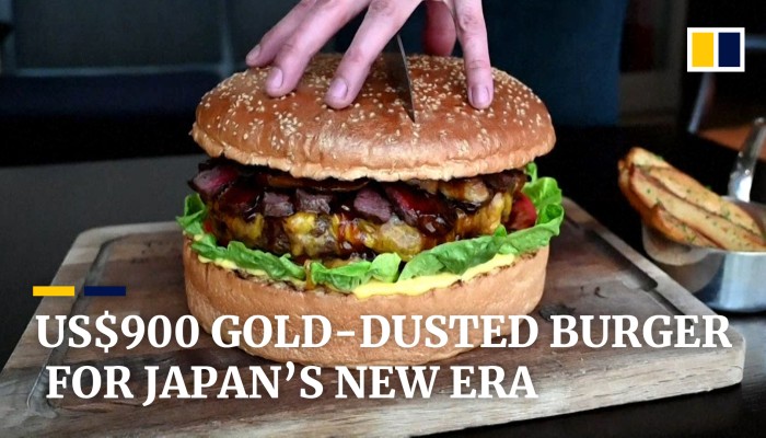 Tokyo restaurant creates US$900 burger to honour new imperial era ...