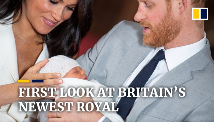 First look at newborn British royal baby – and name revealed | South ...