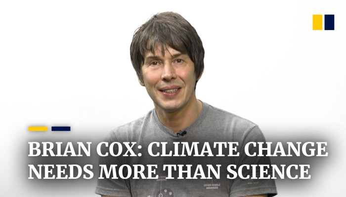 Scientist Brian Cox says climate change formula must include society ...