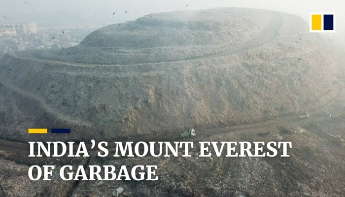 Ghazipur landfill: India’s tallest rubbish mountain to rise higher than ...