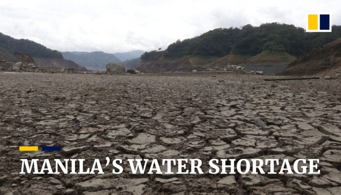 Millions in Manila experience water shortage as city’s main reservoir ...