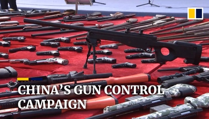 China destroys 100,000 guns in illegal weapons crackdown | South China ...