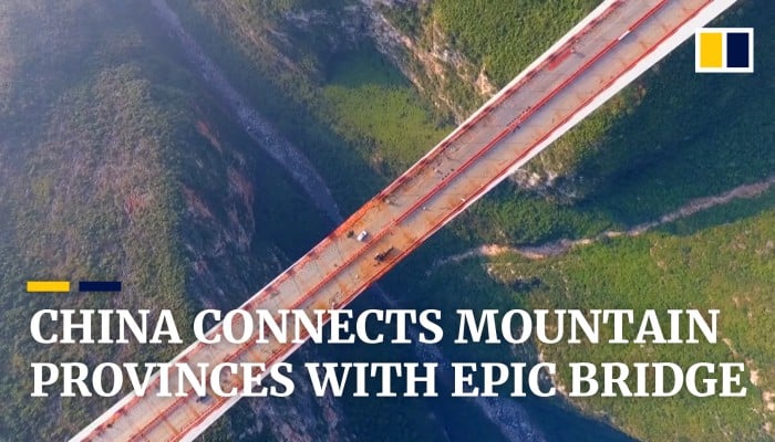 China connects mountain provinces with world’s highest bridge | South ...