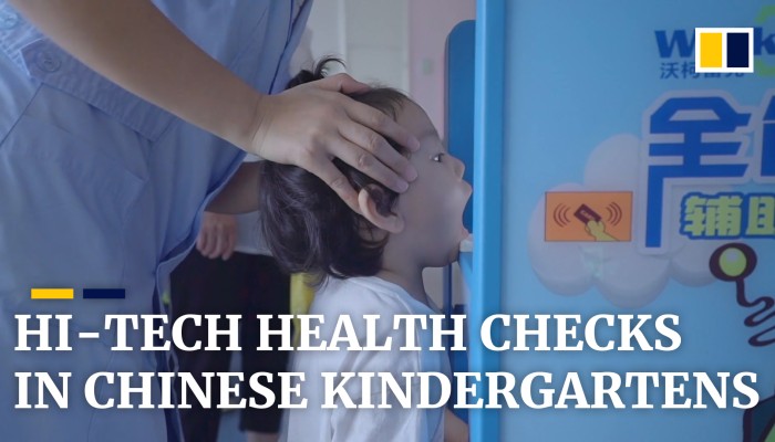 ‘Robot doctors’ do morning health checks on Chinese preschoolers ...