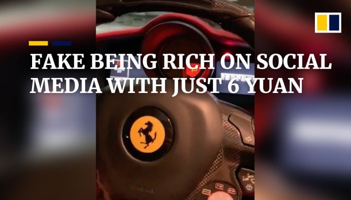 Fake being rich on social media with just 6 yuan | South China Morning Post