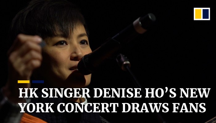 HK singer Denise Ho’s concert draws fans in New York | South China ...