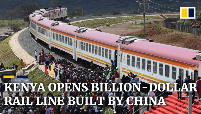 Kenya Opens Massive Us 1 5 Billion Railway Project Funded And Built By