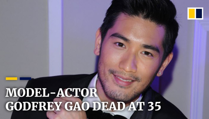 Taiwanese-Canadian actor Godfrey Gao collapses and dies while shooting ...