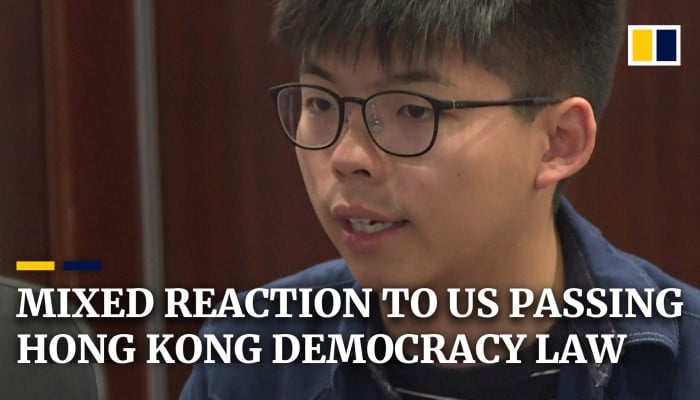 China, Joshua Wong and former Hong Kong leader CY Leung react to US passing Hong Kong democracy ...