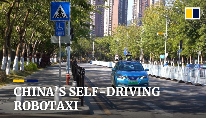China’s self-driving RoboTaxi hits the road | South China Morning Post