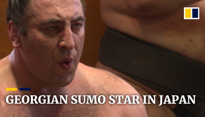 Georgian sumo wrestler reached second-highest rank | South China Morning Post