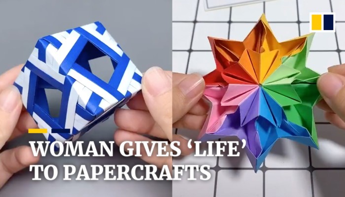 Woman in China gives ‘life’ to papercrafts | South China Morning Post