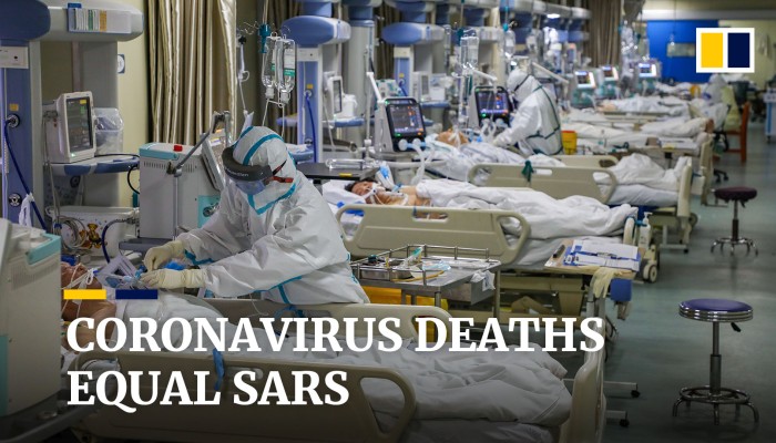 Global coronavirus deaths equal Sars, while new infections drop | South ...