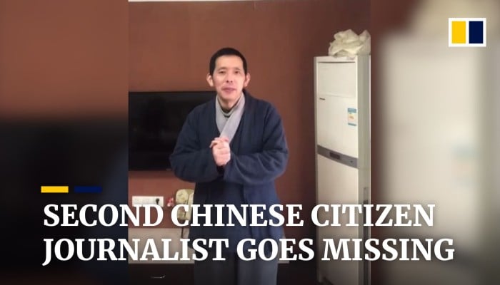 Fang Bin is second Chinese citizen journalist to vanish while reporting from coronavirus ...
