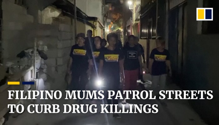 Philippine drug war: Filipino mothers join nighttime patrols to prevent ...