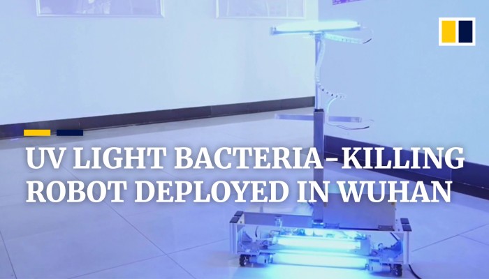 UV light bacteria-killing robot deployed in Wuhan | South China Morning ...