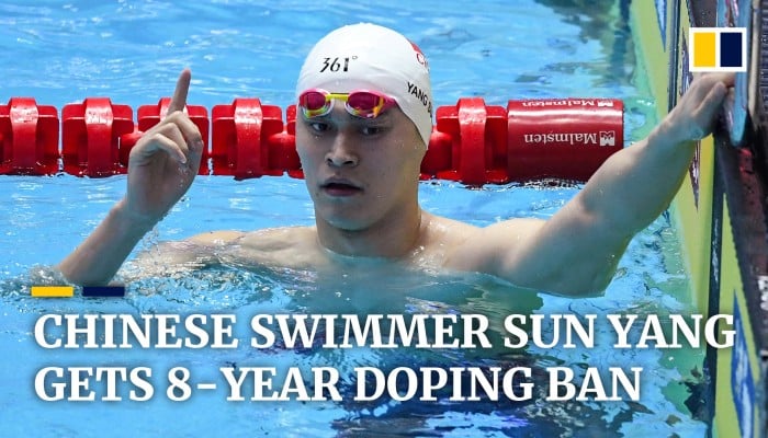 Chinese swimmer Sun Yang gets 8-year ban for doping offences | South ...