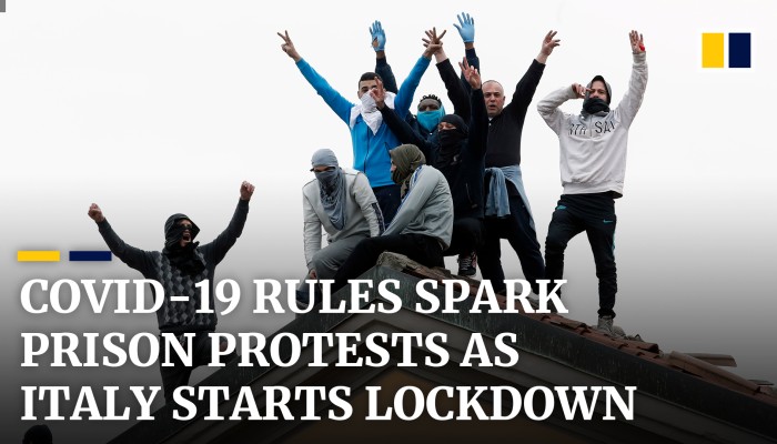 Coronavirus containment measures spark prison protests across Italy as ...