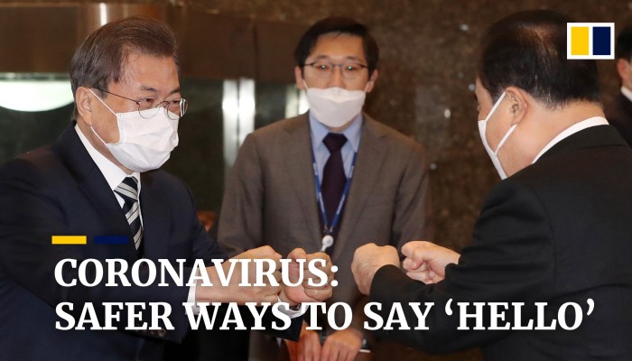 Coronavirus: How to greet someone without a handshake | South China ...