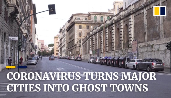 Coronavirus: Home quarantine and social distancing turns world cities ...