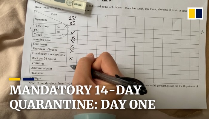 Day one: Mandatory quarantine life in Hong Kong | South China Morning Post
