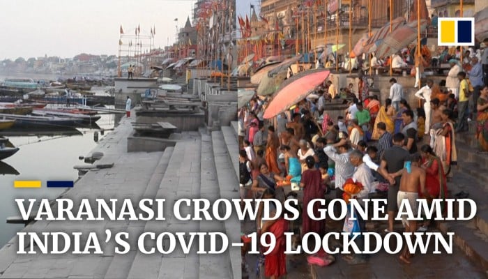 India’s famous Ganges funeral pyres at Varanasi burn low amid ...